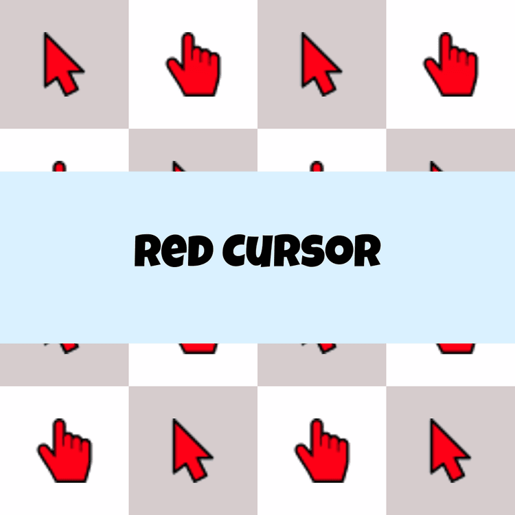 Custom Cursor Red - Cursor Pack | Cursor Space